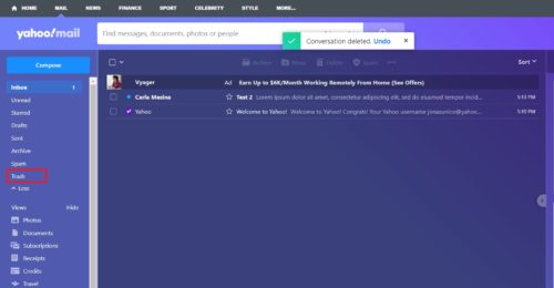 How to Recover Deleted Emails in Yahoo Mail - Tech Junkie