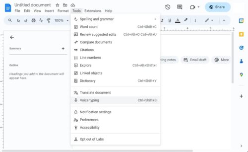 How to Use Speech-to-Text in Google Docs on the Web - Tech Junkie