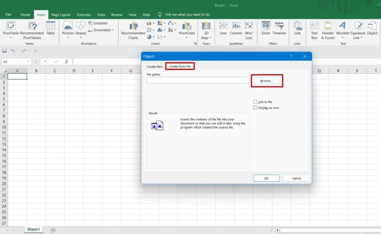 How to Insert a Word Document in Excel - Tech Junkie