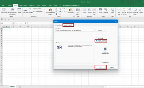How to Insert a Word Document in Excel - Tech Junkie