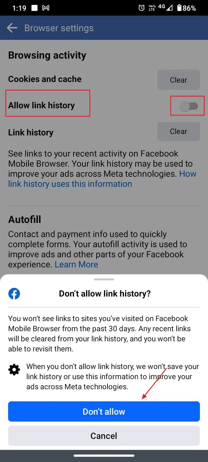 Facebook: How to Turn Off Link History - Tech Junkie