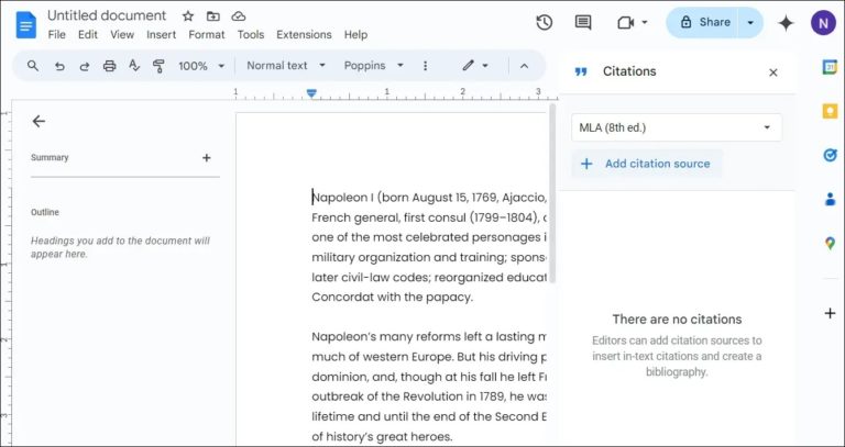 Google Docs: How to Add Citations - Tech Junkie