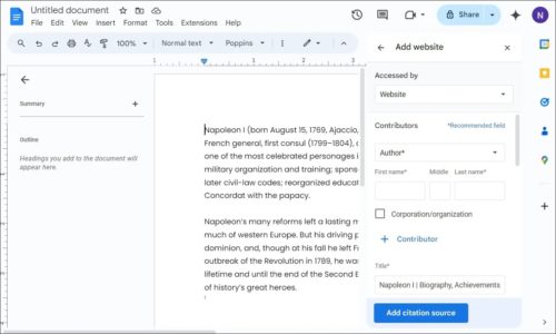 Google Docs: How to Add Citations - Tech Junkie