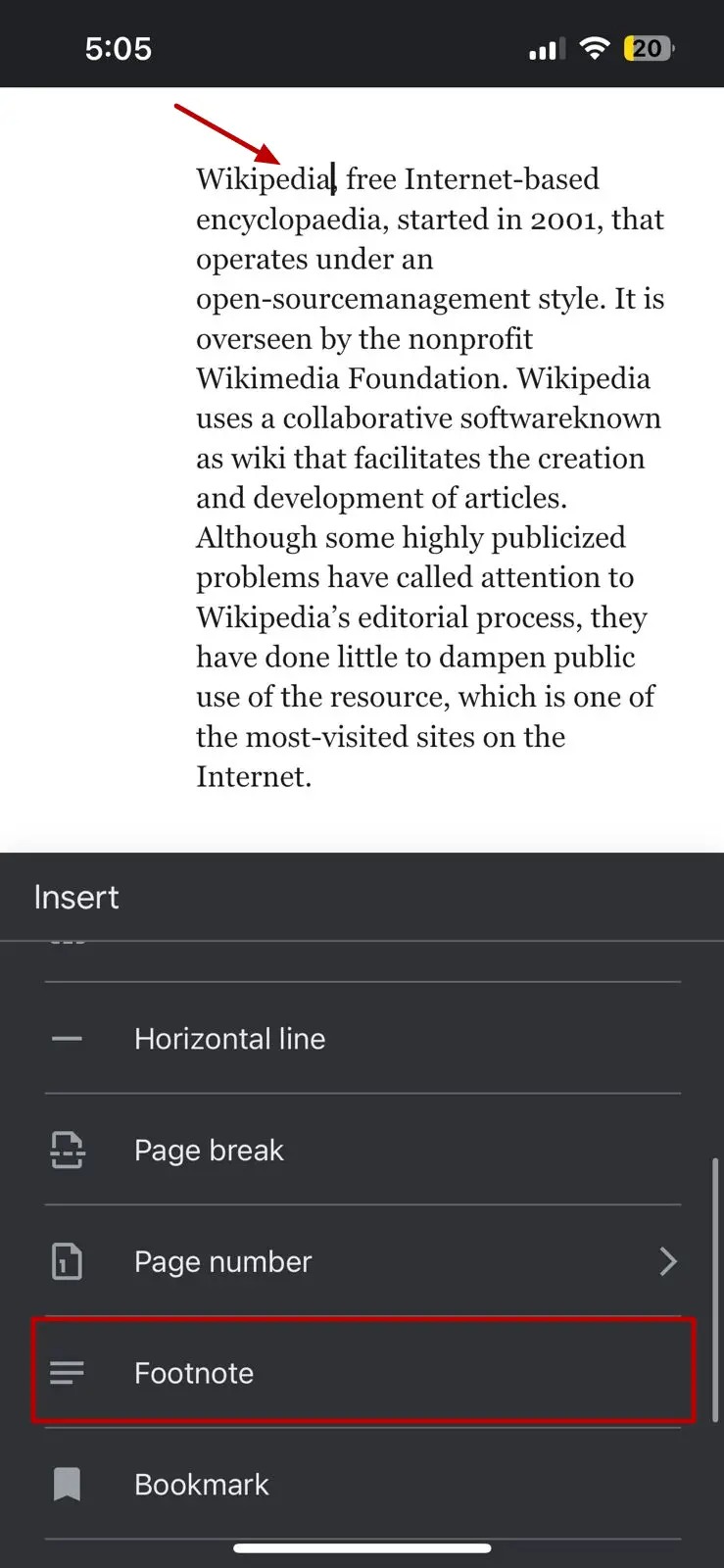 Google Docs: How to Add Footnotes - Tech Junkie