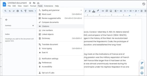 Google Docs: How to Add Citations - Tech Junkie