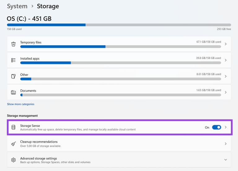 How to Fix Low Disk Space Error in Windows 11 - Tech Junkie