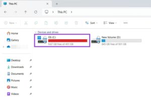 How to Fix Low Disk Space Error in Windows 11 - Tech Junkie