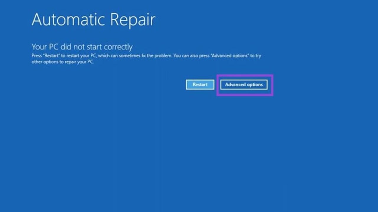 How to Fix Your PC Did Not Start Correctly Error - Tech Junkie
