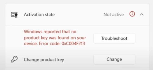 How to Fix Windows Error Code 0xc004f213 - Tech Junkie