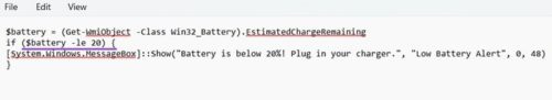 How to Add Custom Low Battery Alerts to Windows 11 - Tech Junkie