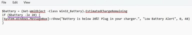 How to Add Custom Low Battery Alerts to Windows 11 - Tech Junkie